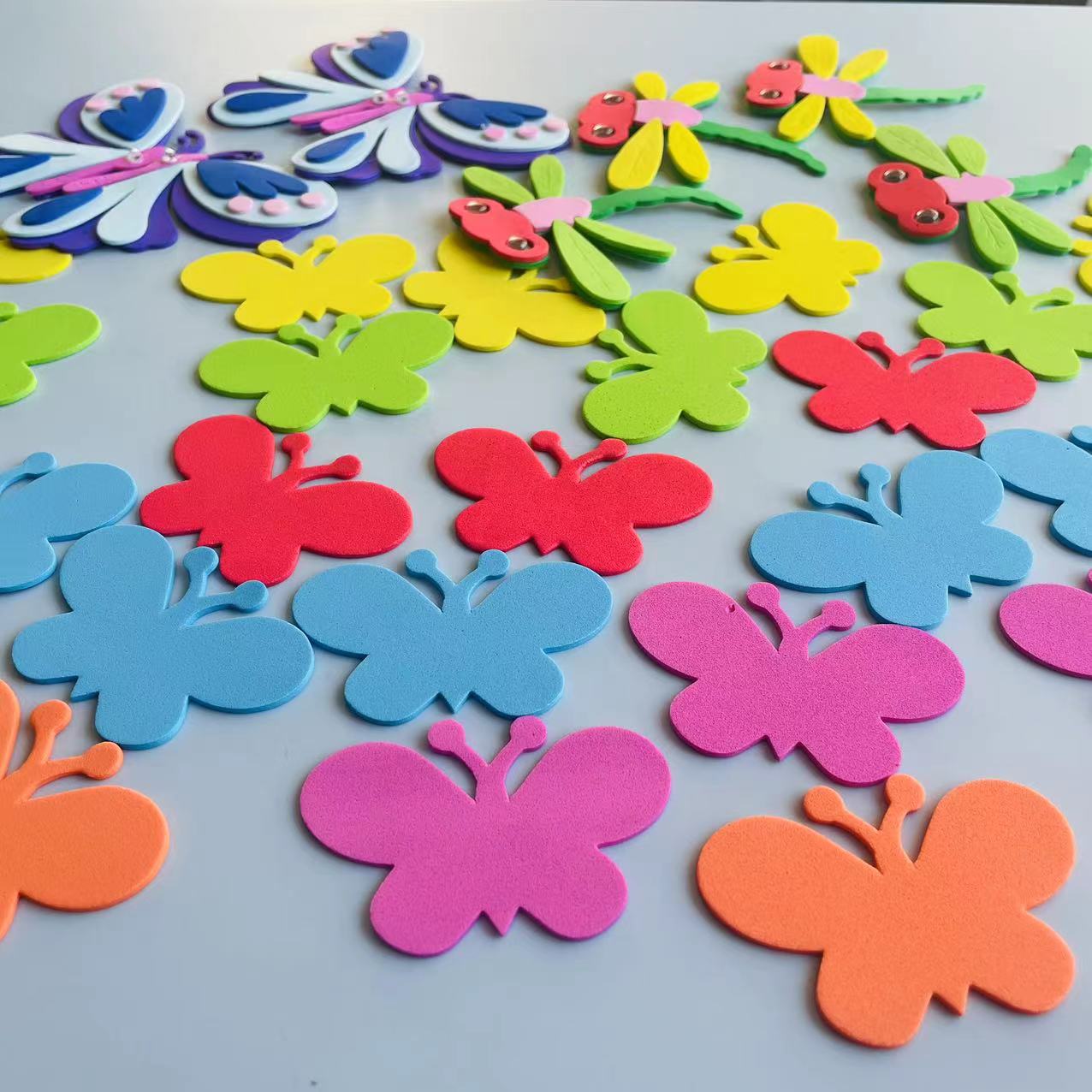EVA Foam insect butterfly Craft 3D Wall Decoration classroom blackboard ...