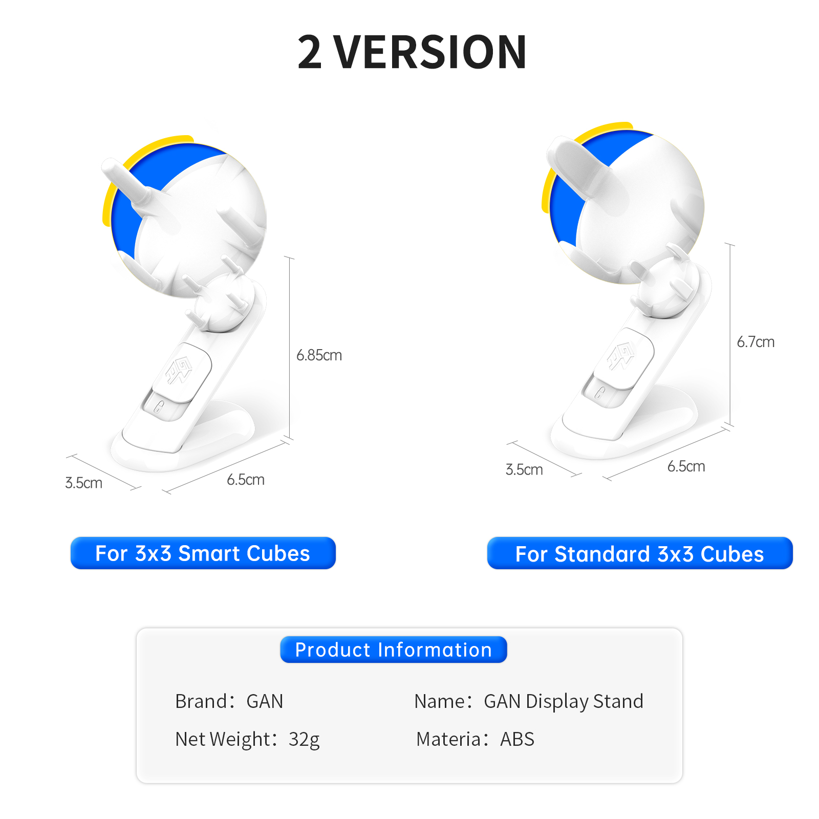 Gan Cube cube Speed Cube Smart Stand 3X3 Magnetic Puzzle | Shopee Philippines