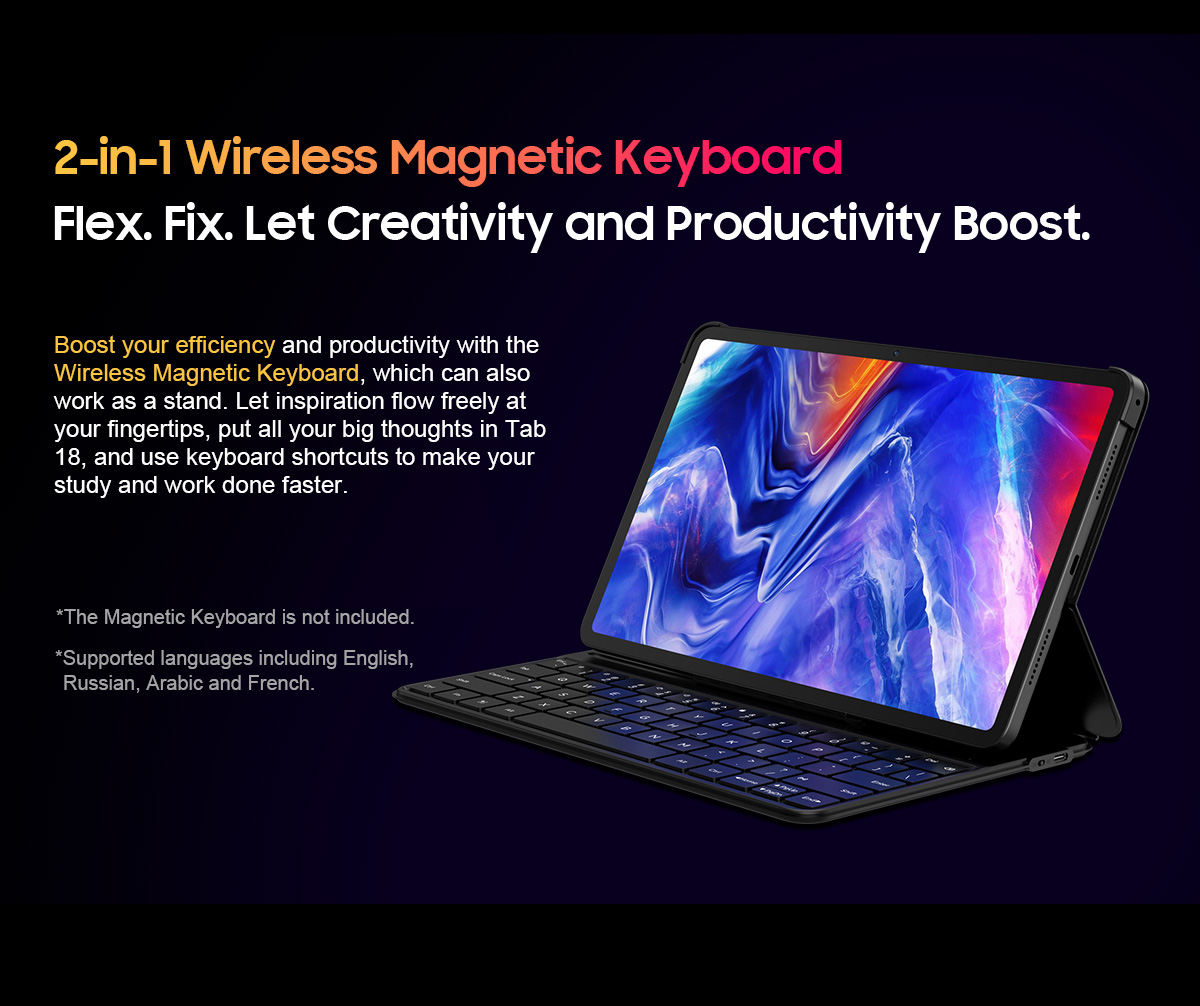 Blackview Tab 18 LTE Android Tablet with 12” 2.4K HD+ Display, 8800mAh ...