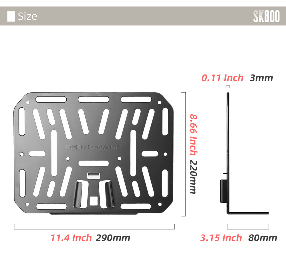 Rhinowalk DIY Bicycle front Mount Adapter Bike bag Accessories | Shopee ...