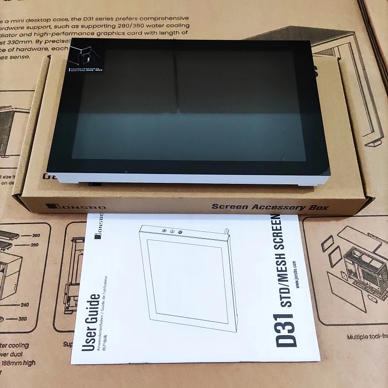 Jonsbo DS8 D31/D41 Case Secondary Screen High Definition LCD Desktop ...