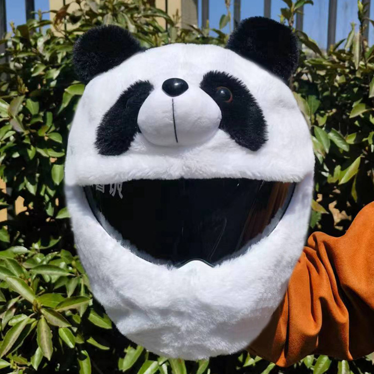 helmet cover pikachu panda animal personality Motorcycle Fullface ...