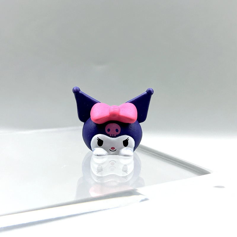 7Pcs/Set 3-4cm My Melody Anime Figure Kuromi Hello Kitty Cinnamoroll ...