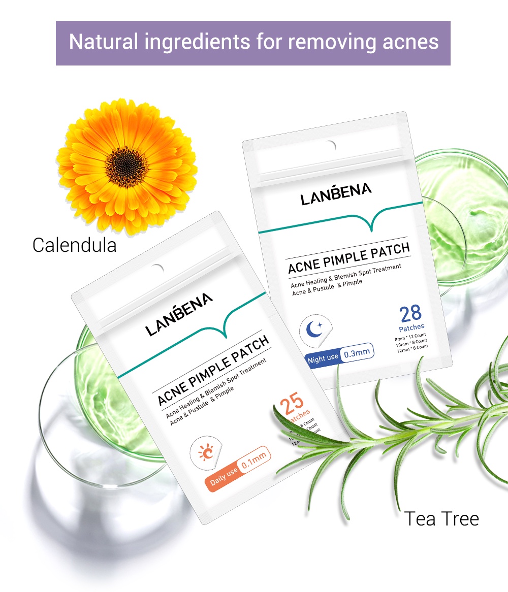Lanbena Pimple Patch Acne Treatment Patch Acne Stickers Blemish Pimple ...