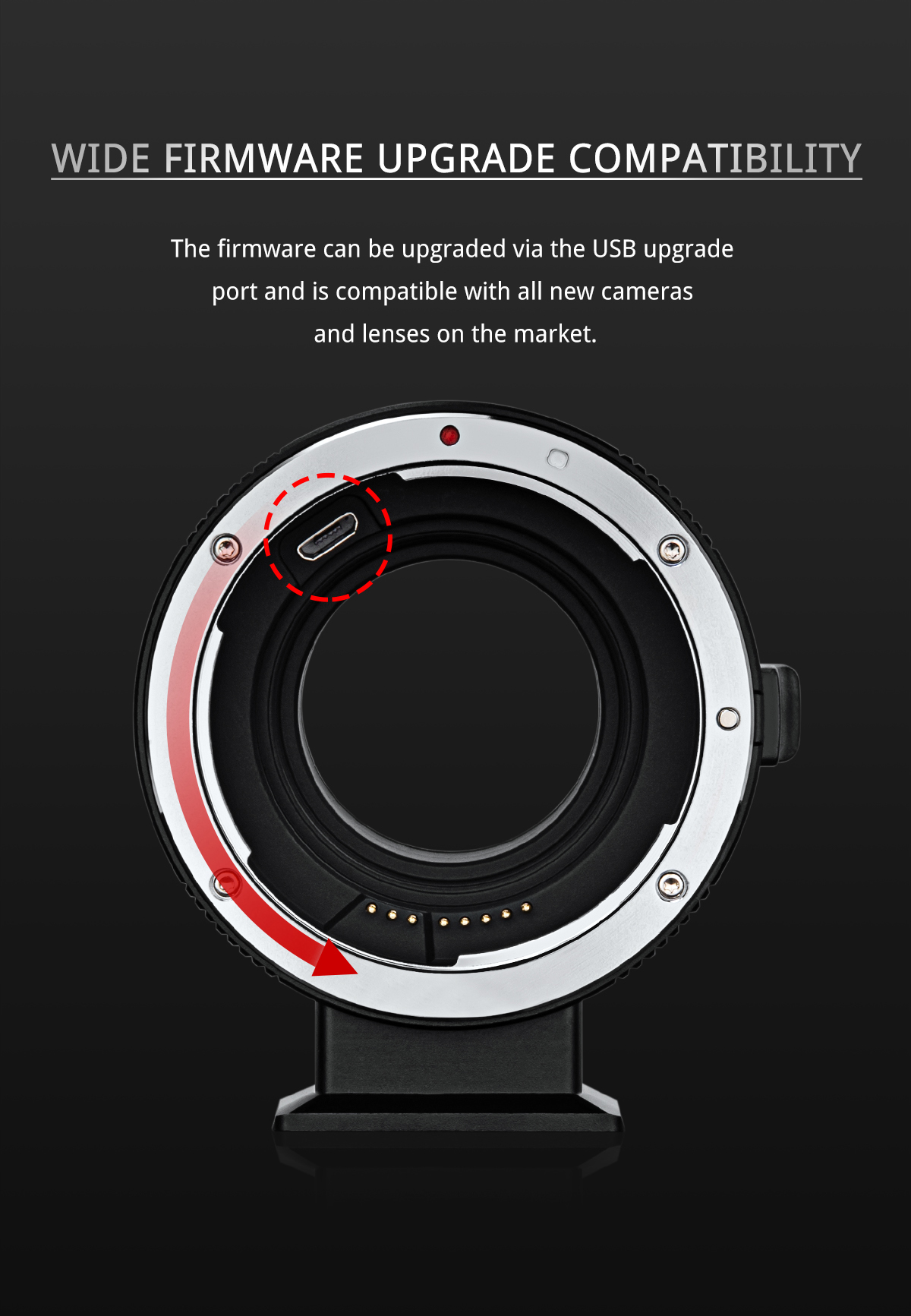 7Artisans EF-FX AutoFocus Adapter Ring For Canon EF/EF-S Lens to Fuji X ...