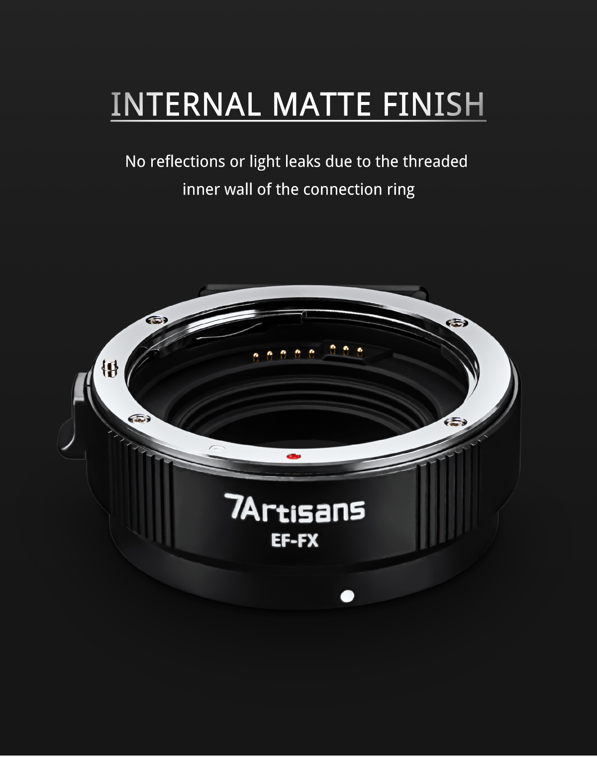 7Artisans EF-FX AutoFocus Adapter Ring For Canon EF/EF-S Lens to Fuji X ...
