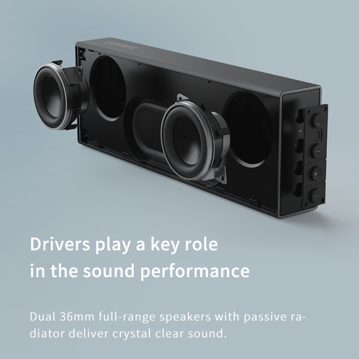Edifier MP120 Portable Bluetooth Speaker AUX / Micro SD card ...
