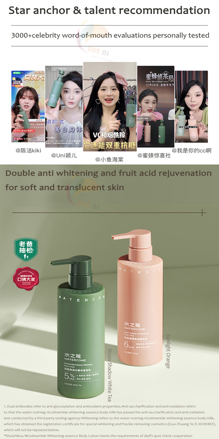 Official Authentic Watercome Niacinamide Shower Gel Whitening Body ...