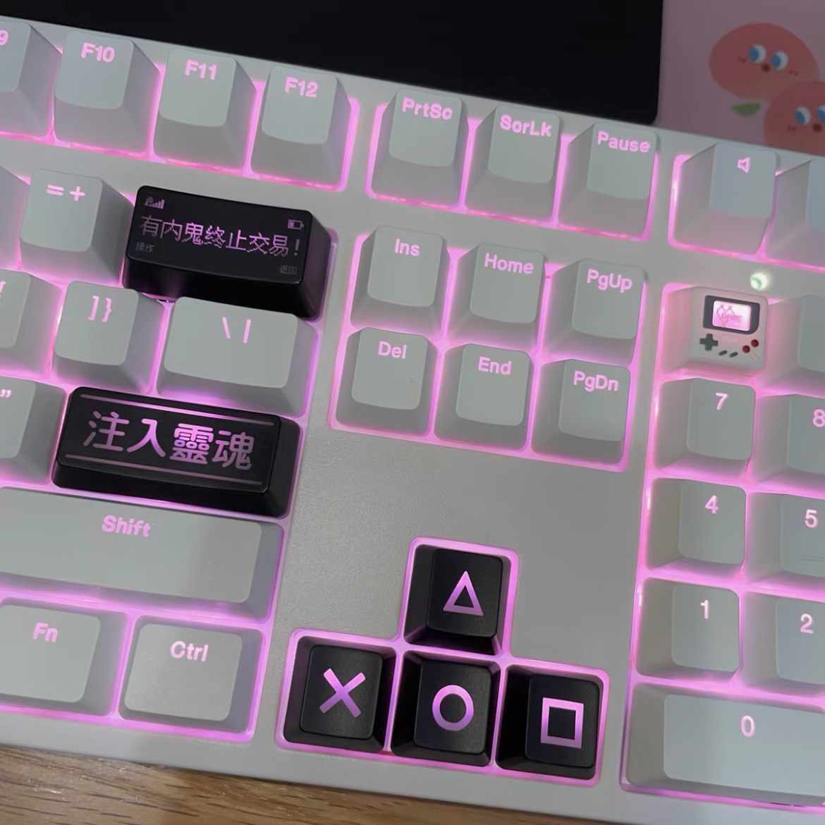 Colorful PSP Directional Buttons Heat Transfer Printed Keycaps | Shopee ...