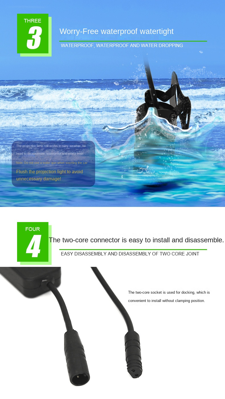 12V-24V Vehicular Remote Truck Warning Light Rainy and Misty Weather ...