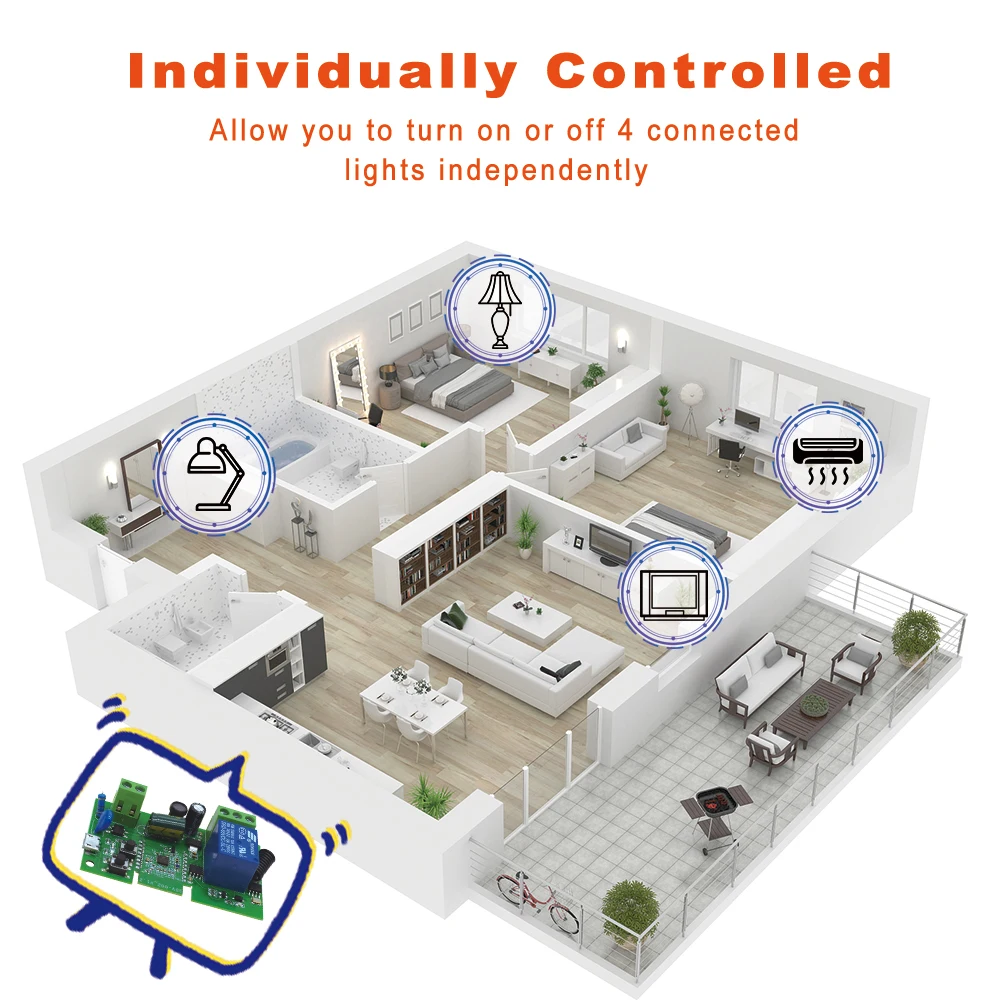 Ewelink Sonoff Automatic door Wifi Auto gate WiFi Wireless Remote ...