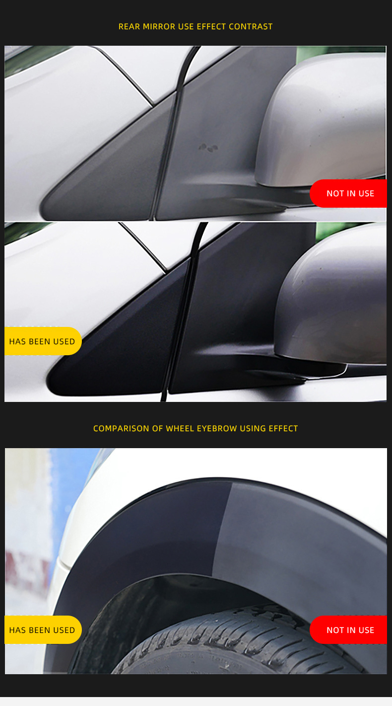 Car Plastic Restorer Back To Black Gloss Cleaning Auto Polish Repair ...