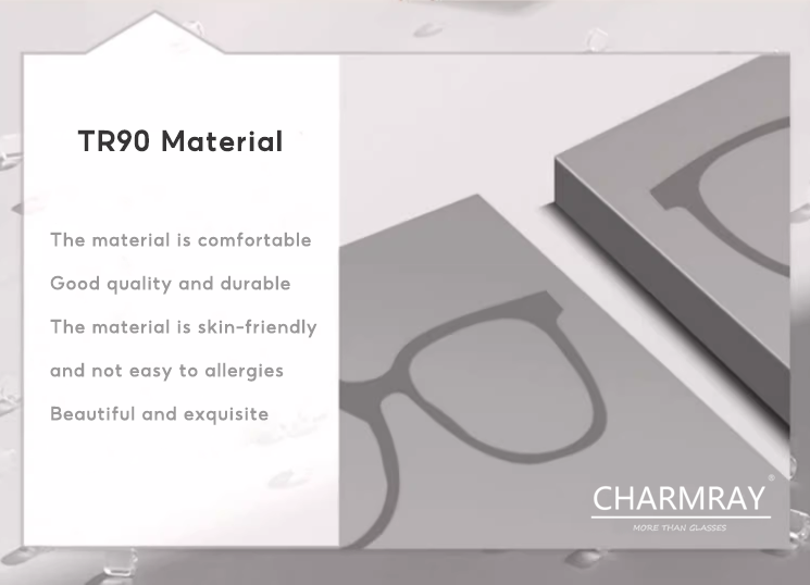 CHARMRAY 2 In 1 Photochromic Tr90 Men And Women Glasses Anti Radiation Comfortable To Resist ...