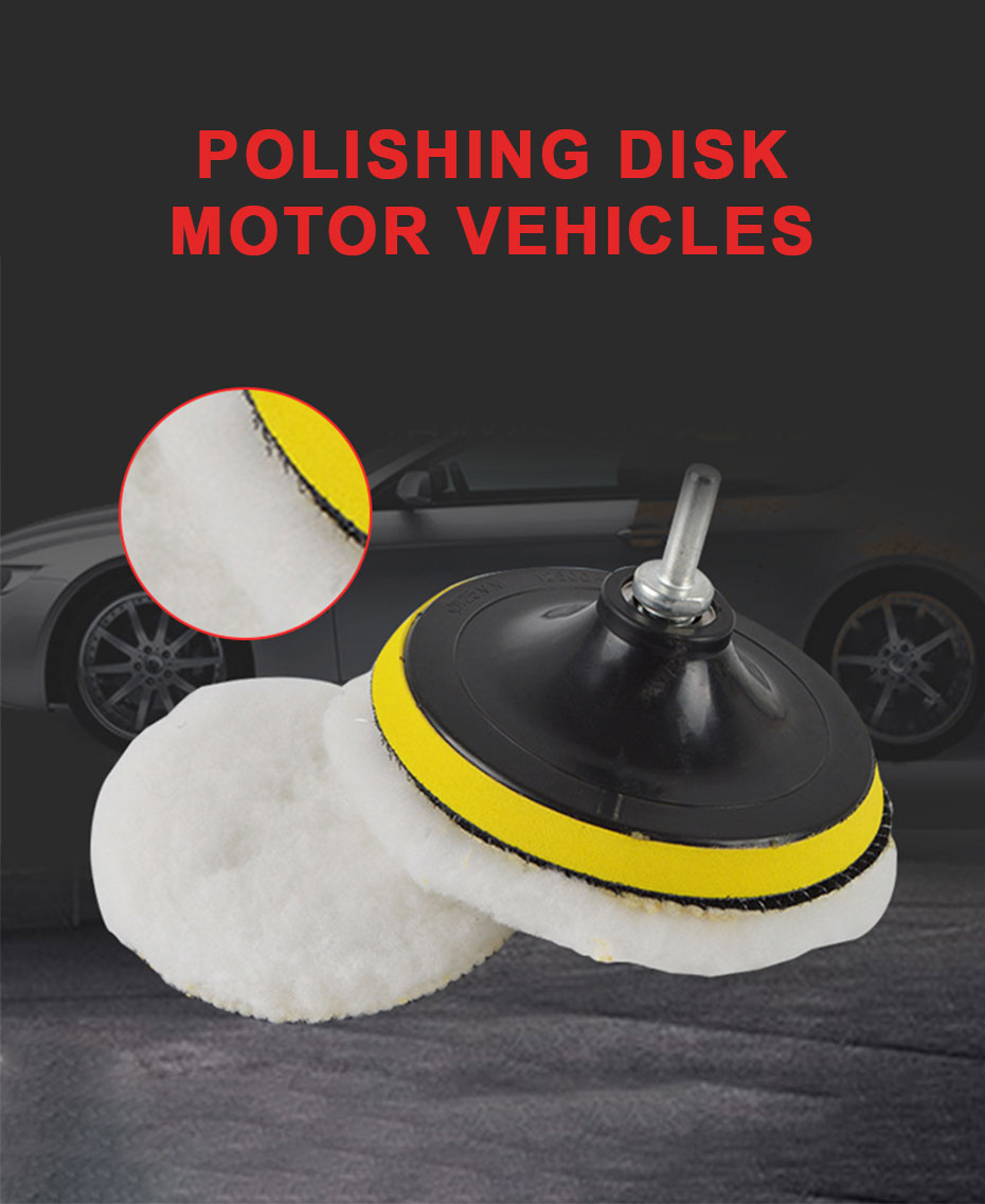 SEAMETAL 3/4/5 Inch Car Polishing Disc Velcro Polisher Backing Pad ...
