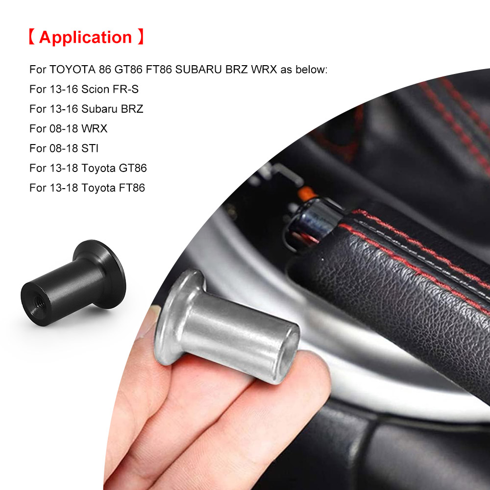 E-Brake Hand Brake Drift Spin Turn Knob Button Lever Lock Cover Fit For ...