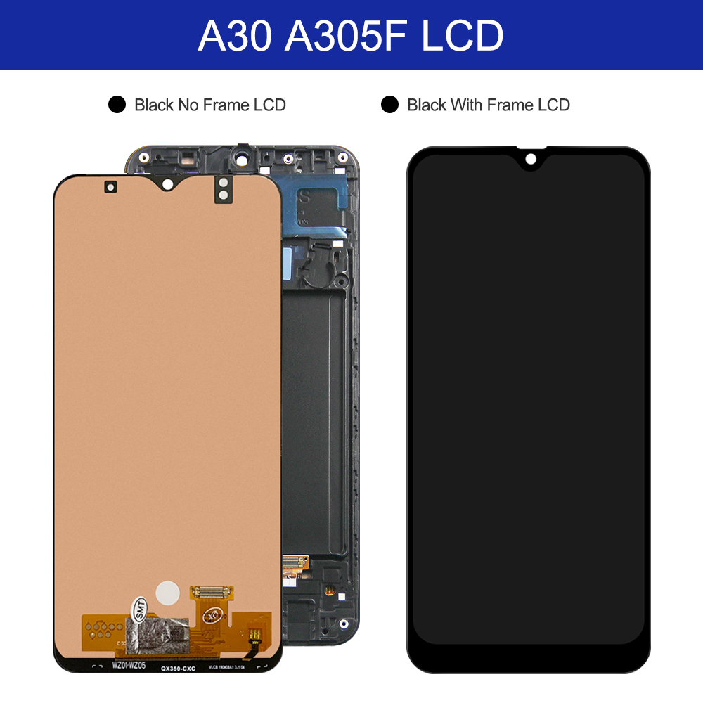 For Samsung Galaxy A30 A50 A50S A305 A505 A507 SM-A305F LCD Display Touch Screen Digitizer ...