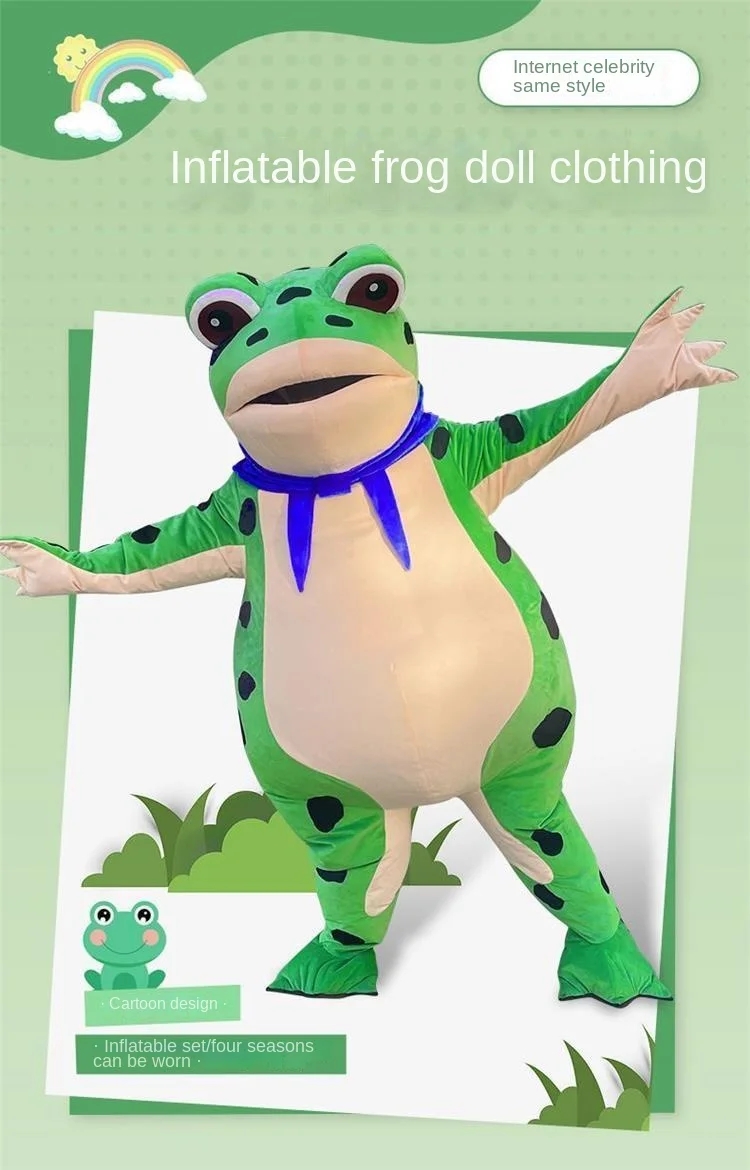 Parent-child Style, Couple Style, Frog Inflatable Cartoon Doll Costume ...
