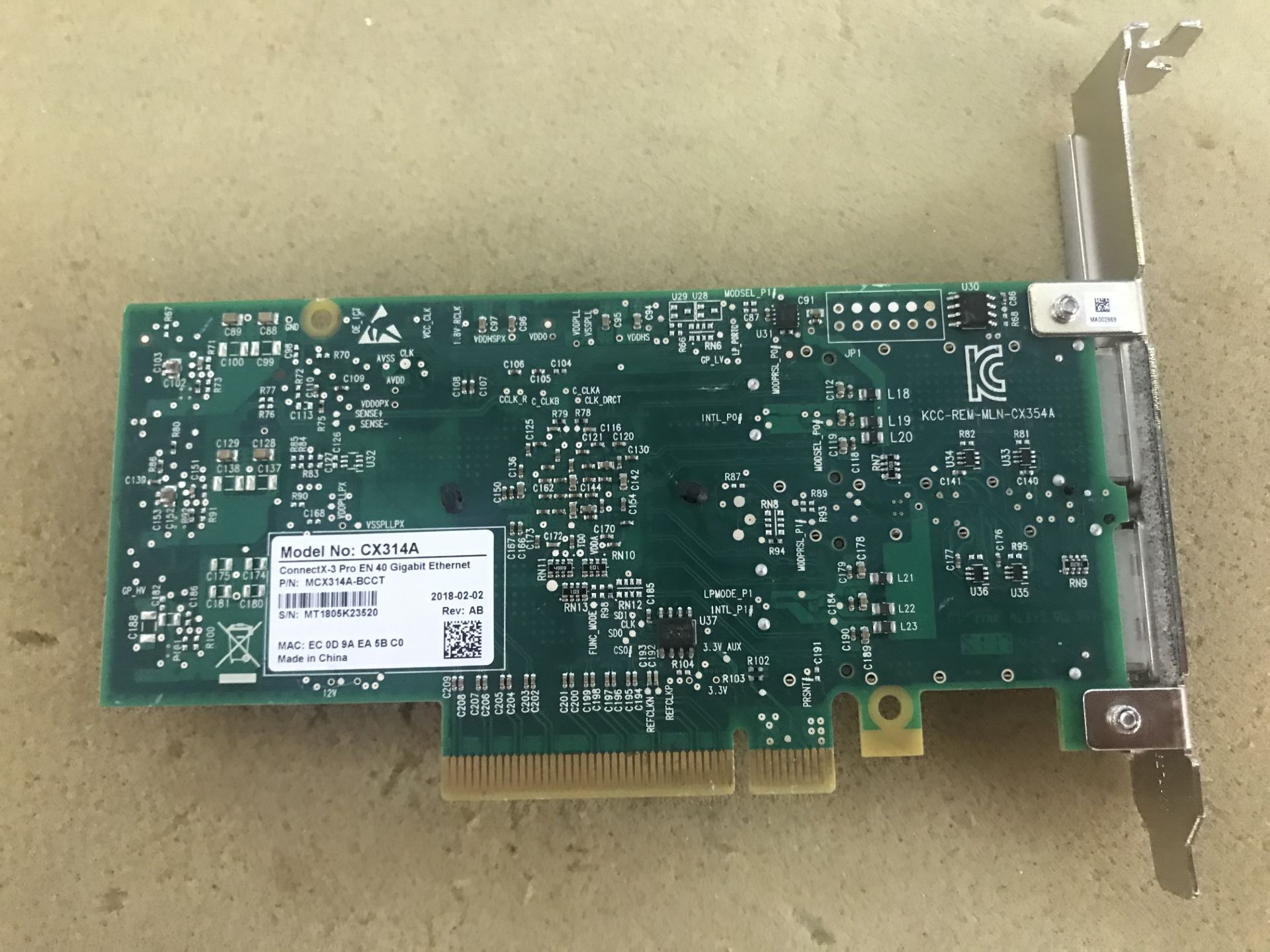 Mellanox ConnectX-3 Pro EN Dual Port 40G Ethernet Card MCX314A-BCCT | Shopee Philippines