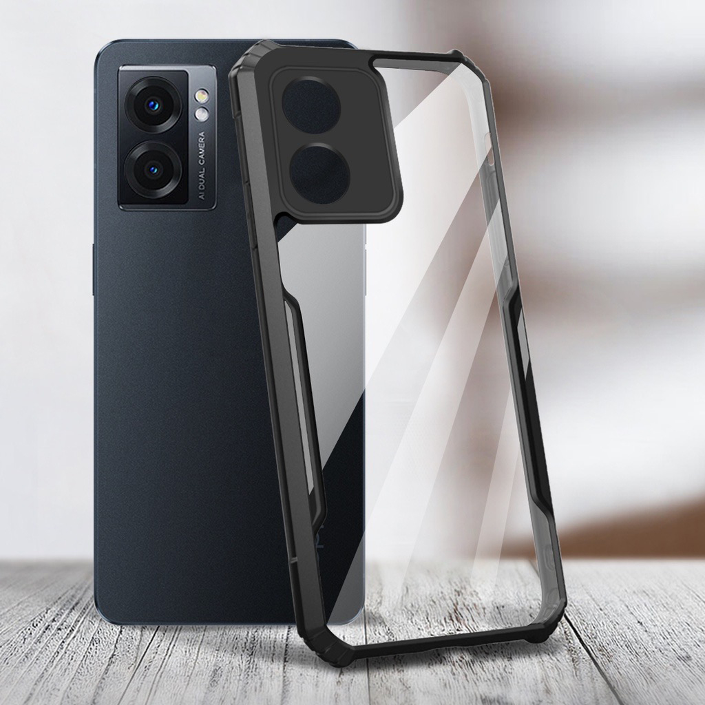 Shockproof Clear Case Oppo A78 A58 A58x A38 A18 A79 A98 A57 A77 A17 A55