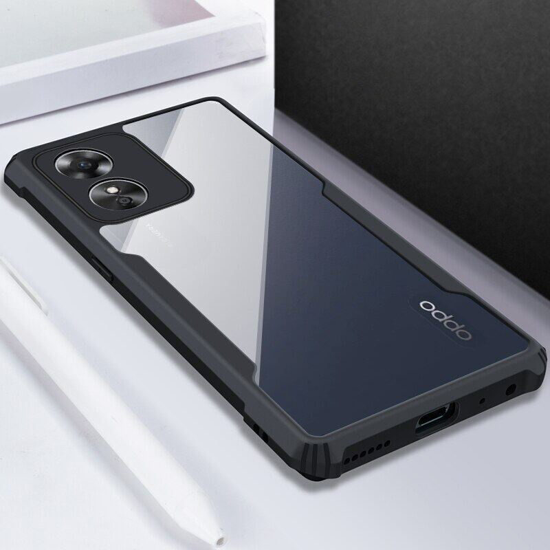 Shockproof Clear Case Oppo A78 A58 A58x A38 A18 A79 A98 A57 A77 A17 A55