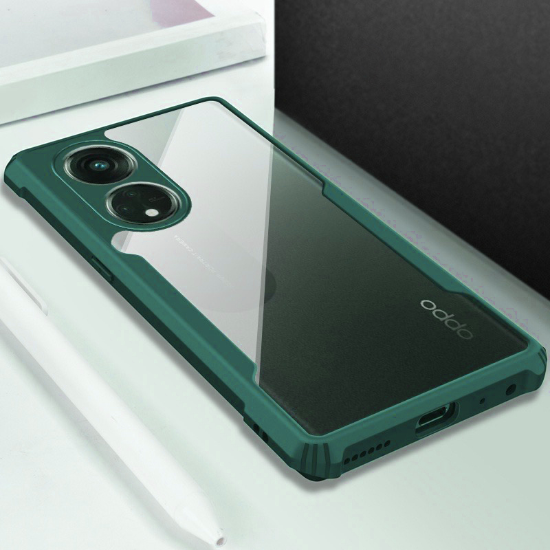 Shockproof Clear Case Oppo A78 A58 A58x A38 A18 A79 A98 A57 A77 A17 A55