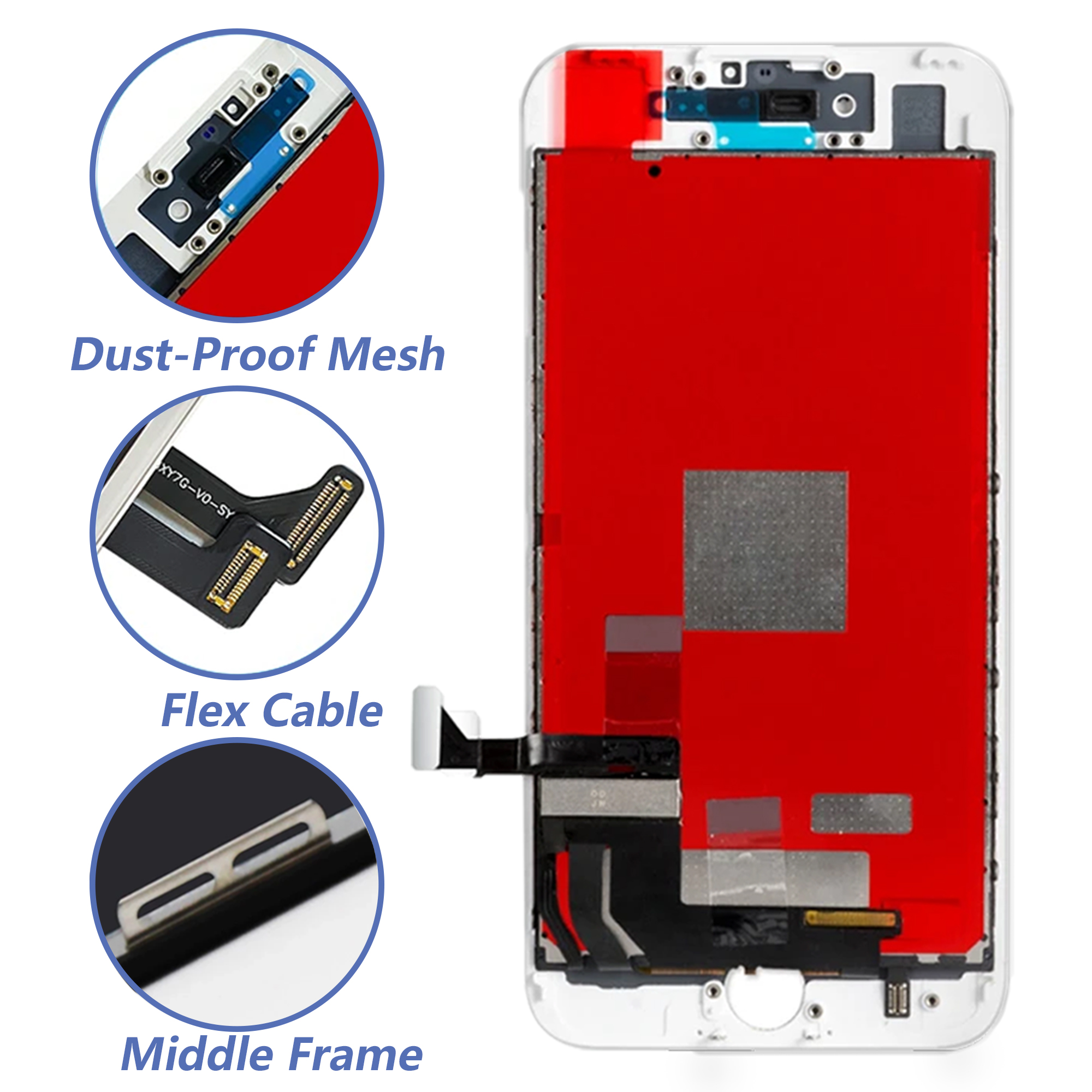 LCD Display For IP 6 6S 6SP 7 Plus 8 Plus Replacement Digital Touch ...