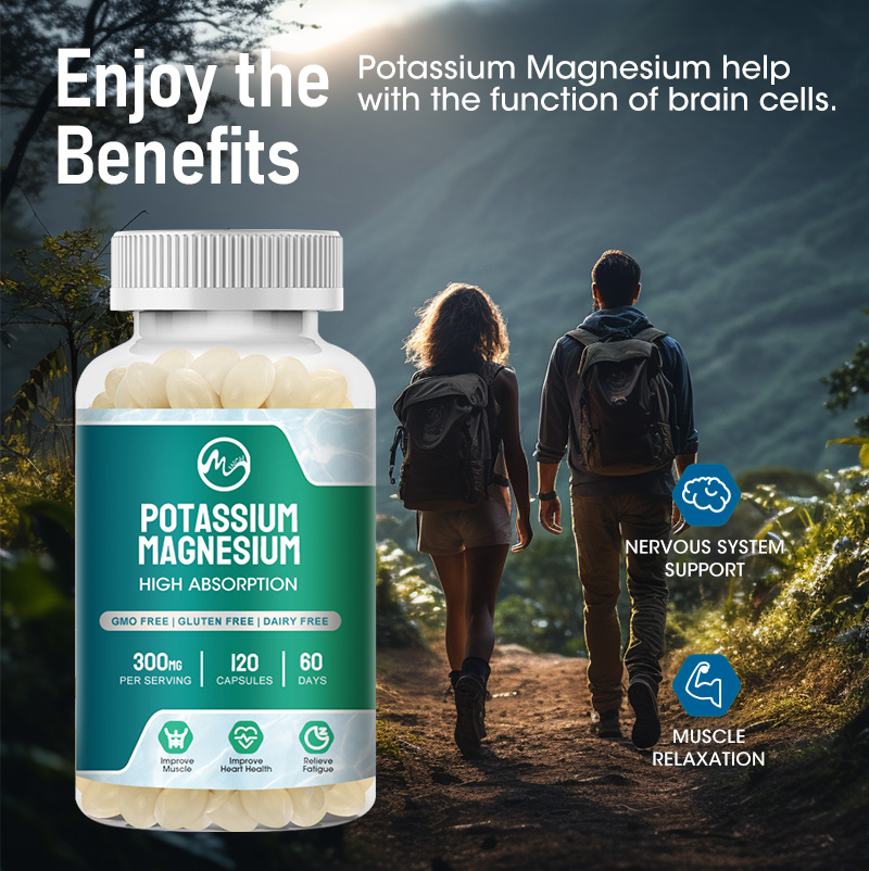 Minch Potassium Magnesium Capsule Potassium 200mg + Magnesium 100mg ...