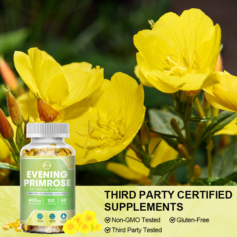 Minch Evening Primrose Oil Capsule 400mg with Naturally Occurring GLA ...