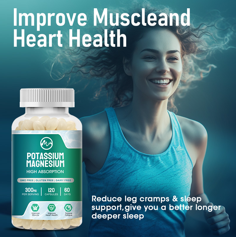 Minch Potassium Magnesium Capsule Potassium 200mg + Magnesium 100mg ...