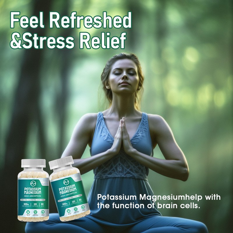 Minch Potassium Magnesium Capsule Potassium 200mg + Magnesium 100mg ...