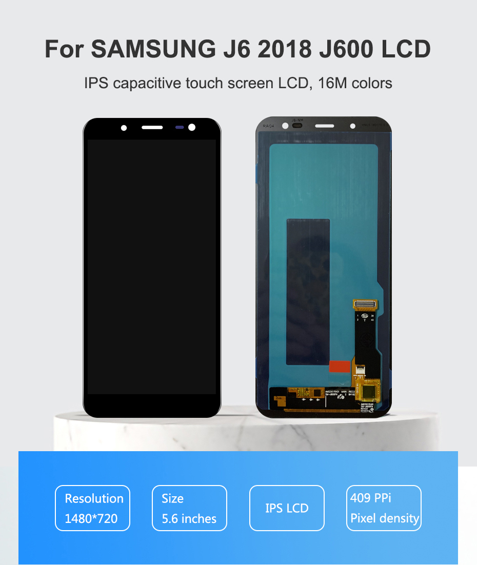 Screen For Samsung Galaxy J6 2018 J600 J600F J600Y SM-J600F/DS J600G LCD Display Touch Screen ...