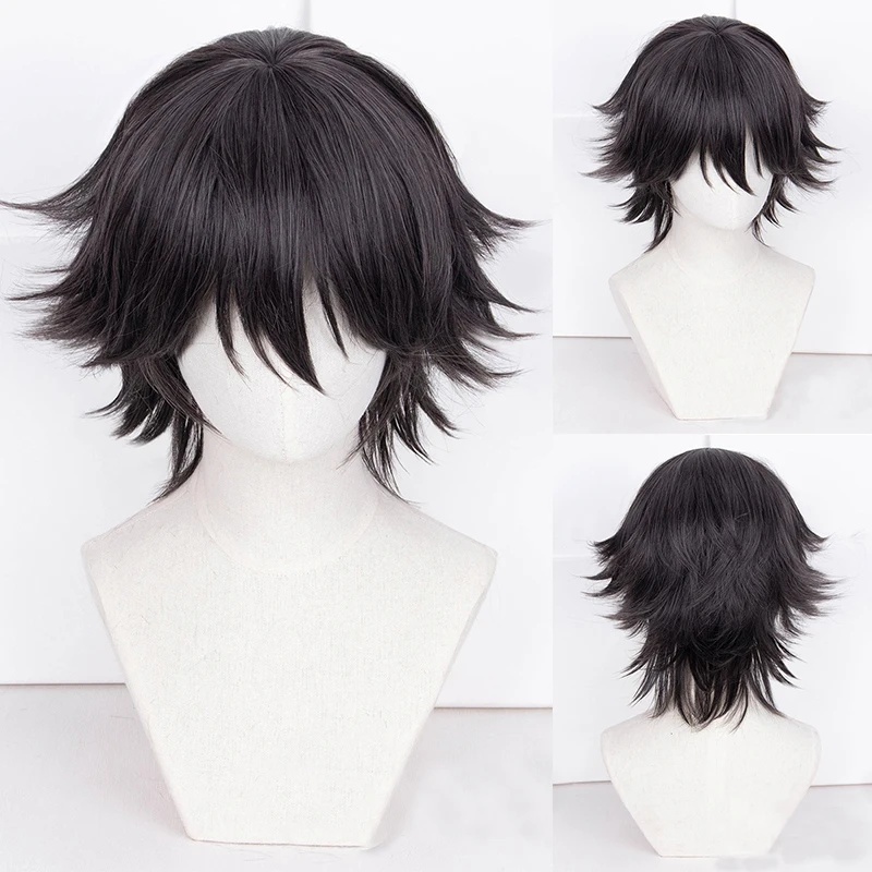 Anime Bungo Stray Dogs Ranpo Edogawa Cosplay Costume Wig Unisex ...