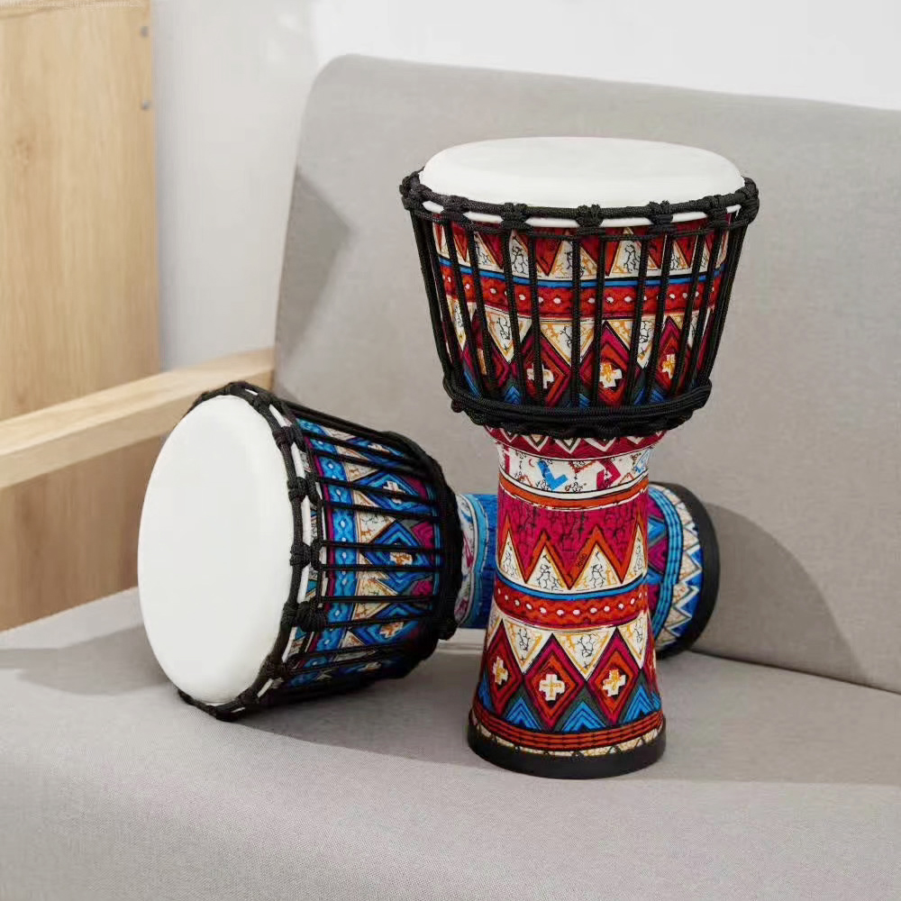 [LOCAL SHOP] 8 Inch Portable African Drum Djembe Hand Drum with ...