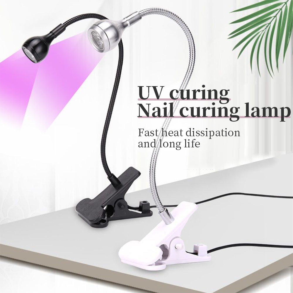 Led Ultraviolet Lights Clip-On Flexible Metal Tube UV Lamp USB Mini UV ...