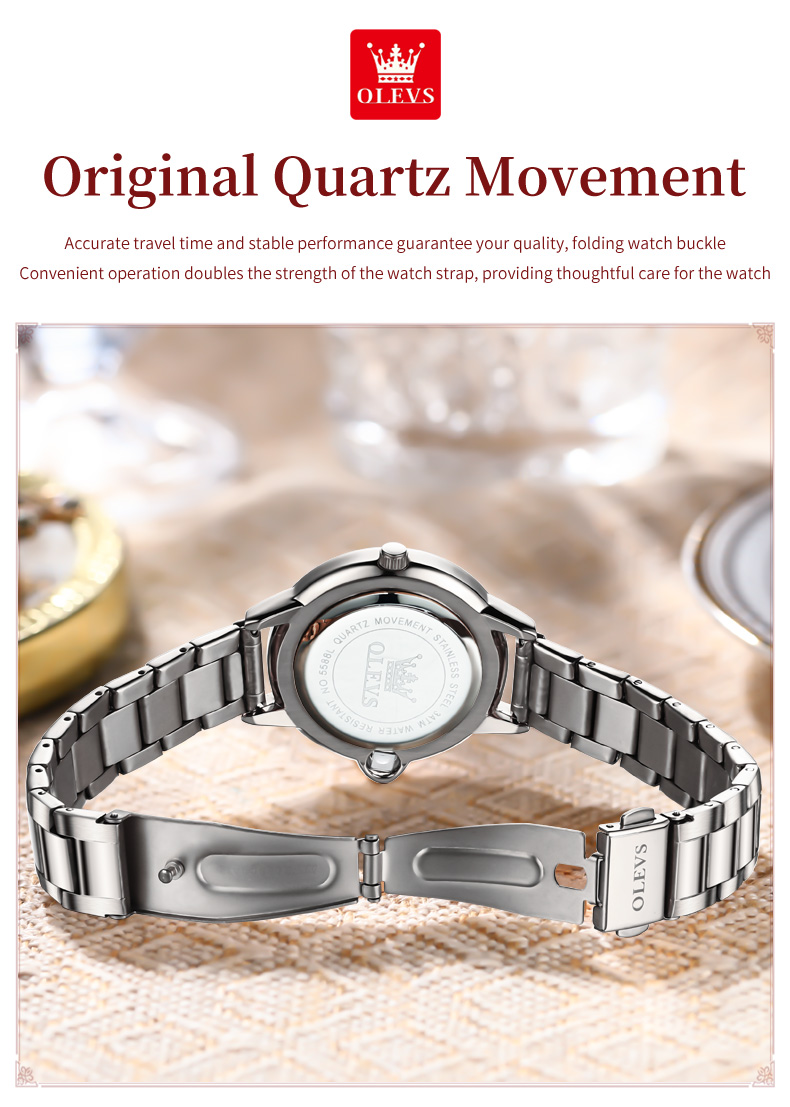 OLEVS New Arrived 2024 Wrist Watch For Woman Waterproof Original Relo ...