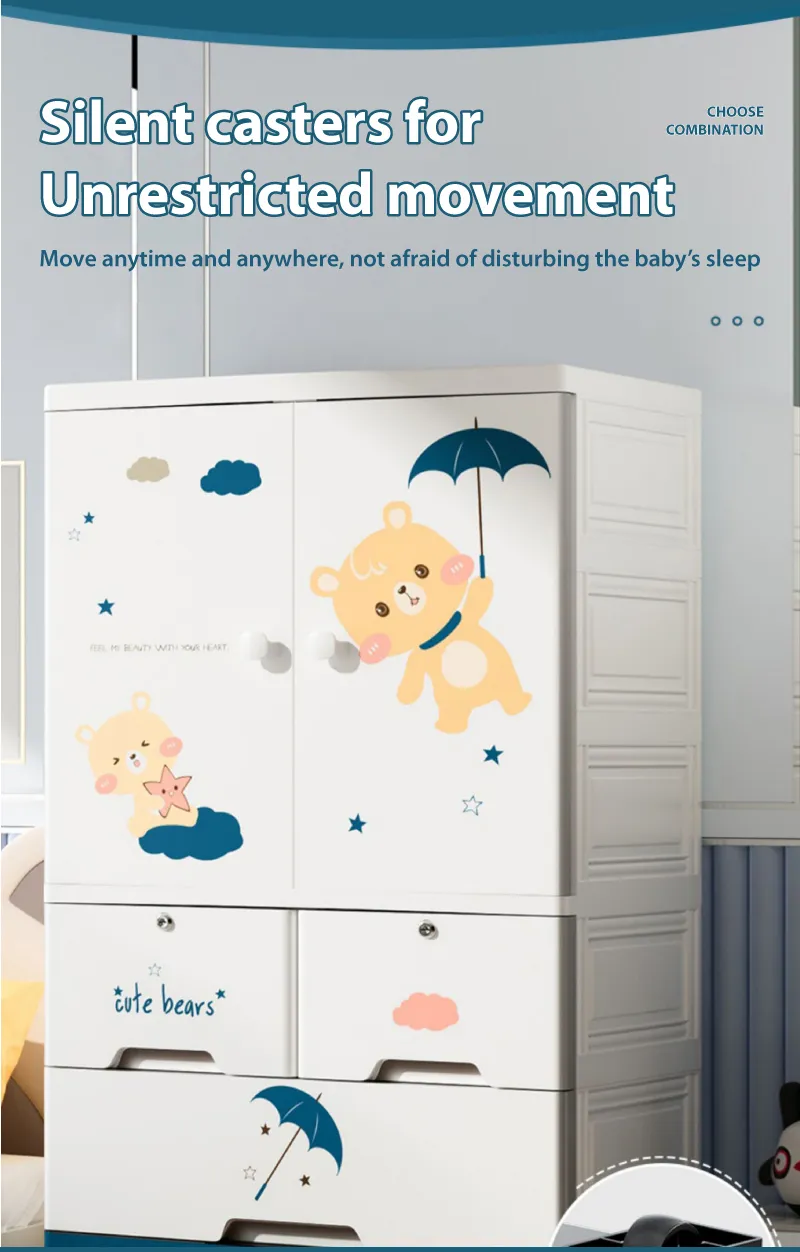 【COD Durabox Cabinet Drawer】 70CM Baby Cabinet Clothes Storage ...