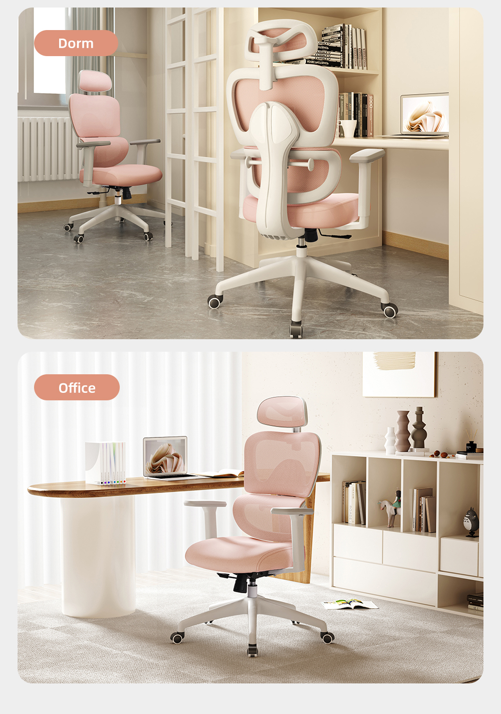 MUSSO E600 SE Ergonomic Chair 3D Handrail and Adjustable Headrest with ...