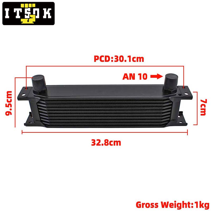 Itsok Engine Transmission Oil Cooler Kit Set An10 1 Set 7 10