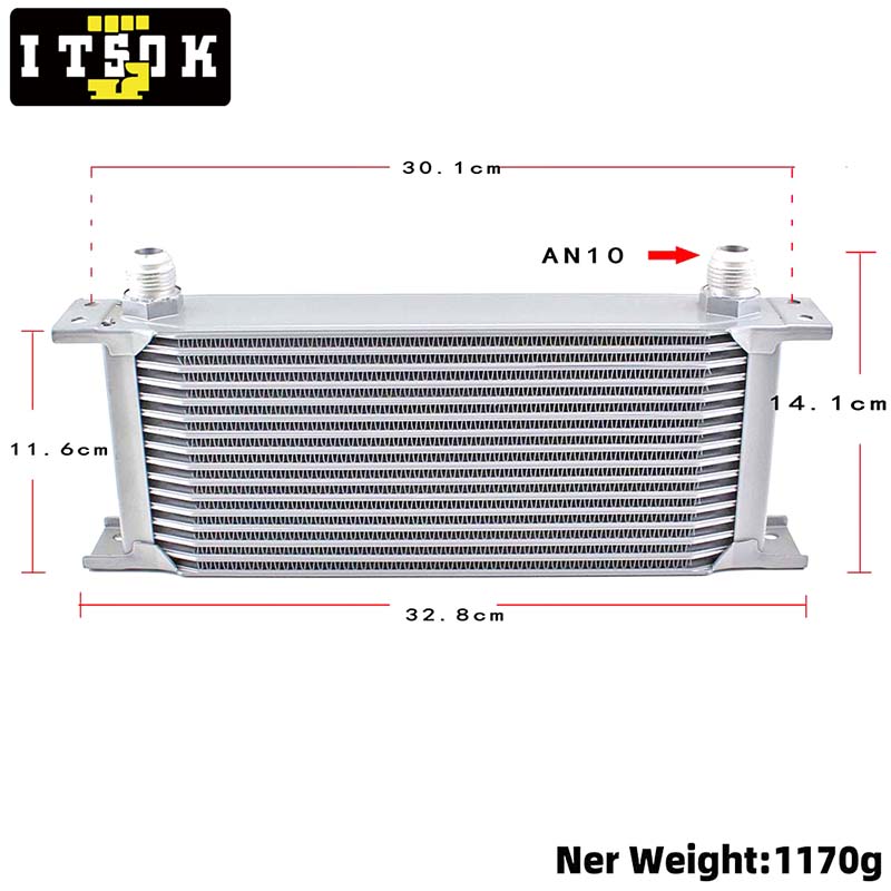 Itsok Engine Transmission Oil Cooler Kit Set An10 1 Set 7 10