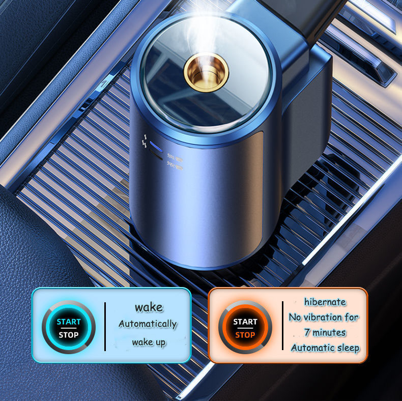 Car Wireless Smart Perfume Diffuser Car Humidifier 260ml Wireless ...