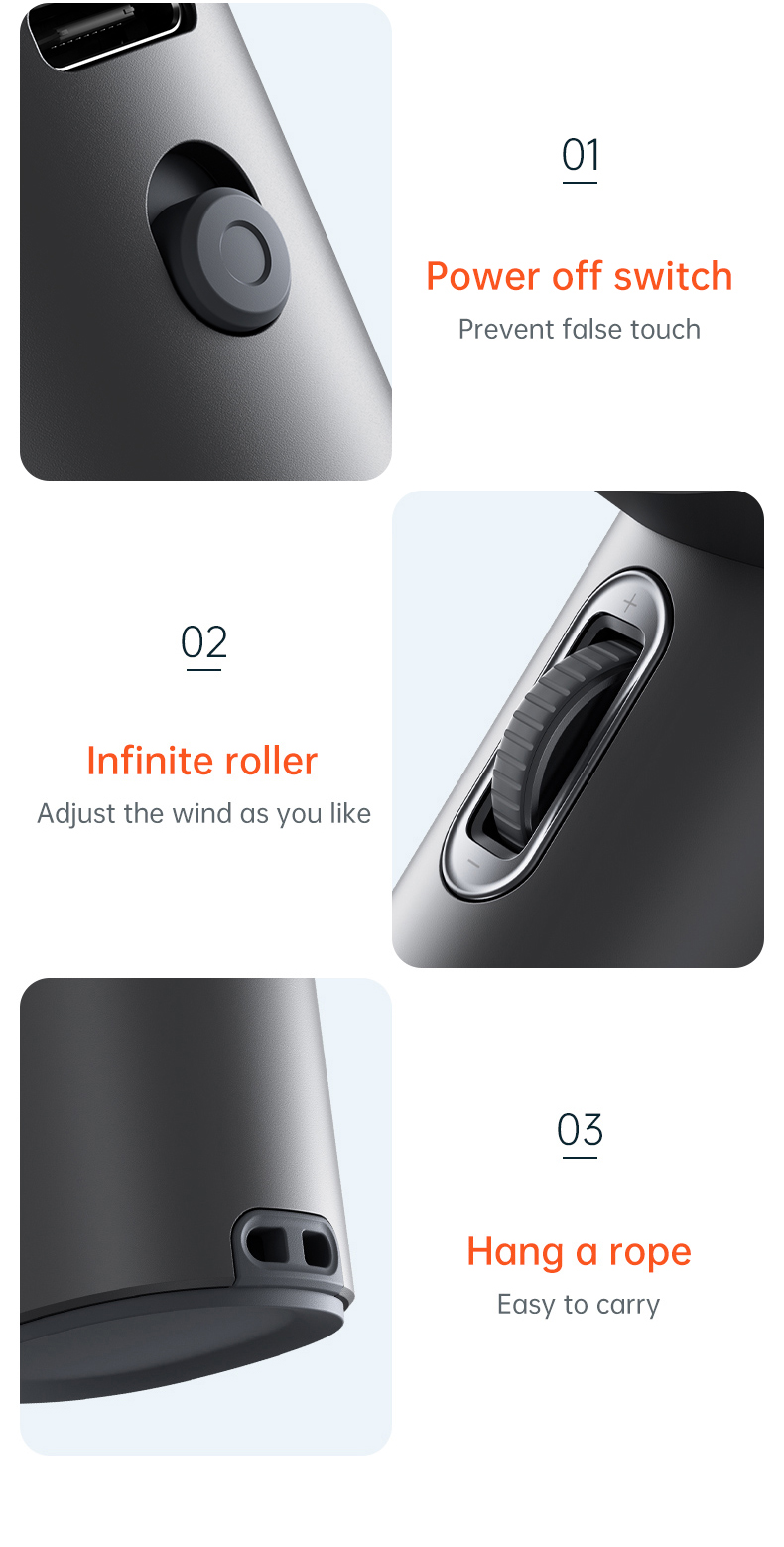 JISULIFE Handheld Fan Pro1/Pro1S Mini Fan Rechargeable Jet Fan Strong ...