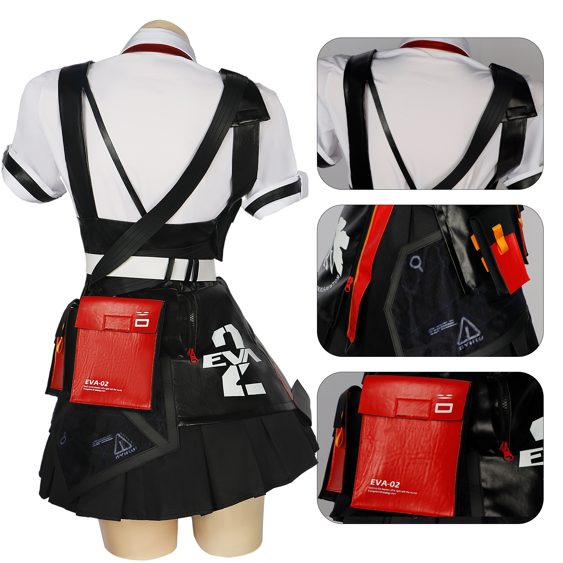 Jingyue NEON GENESIS EVANGELION Impact Asuka Langley Soryu Cosplay ...