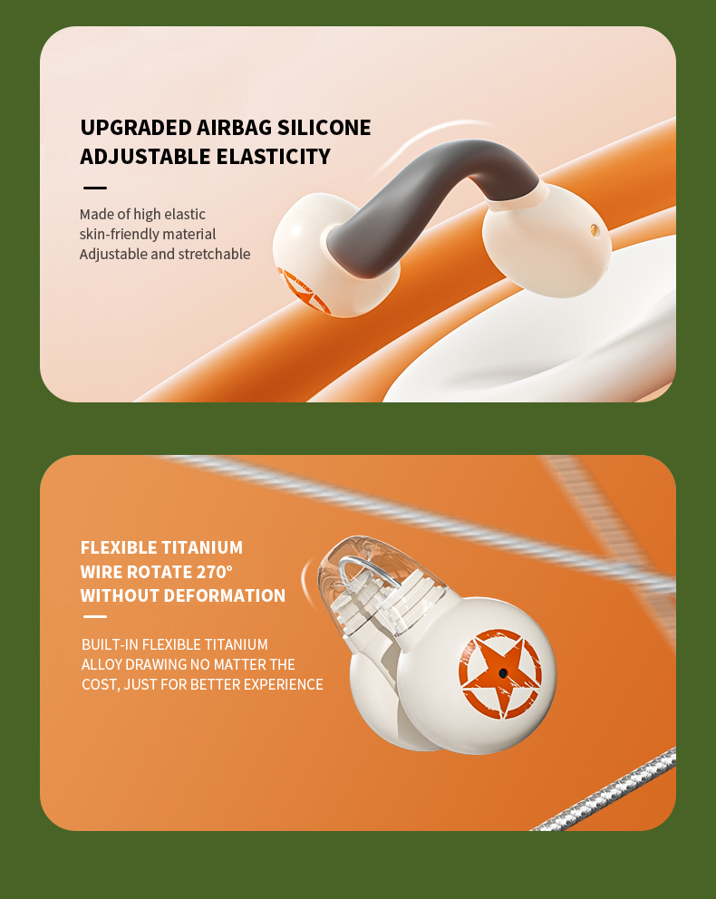 [Local delivery] Jeep EC002 Wireless Earbuds HiFi Sound Bone Conduction ...