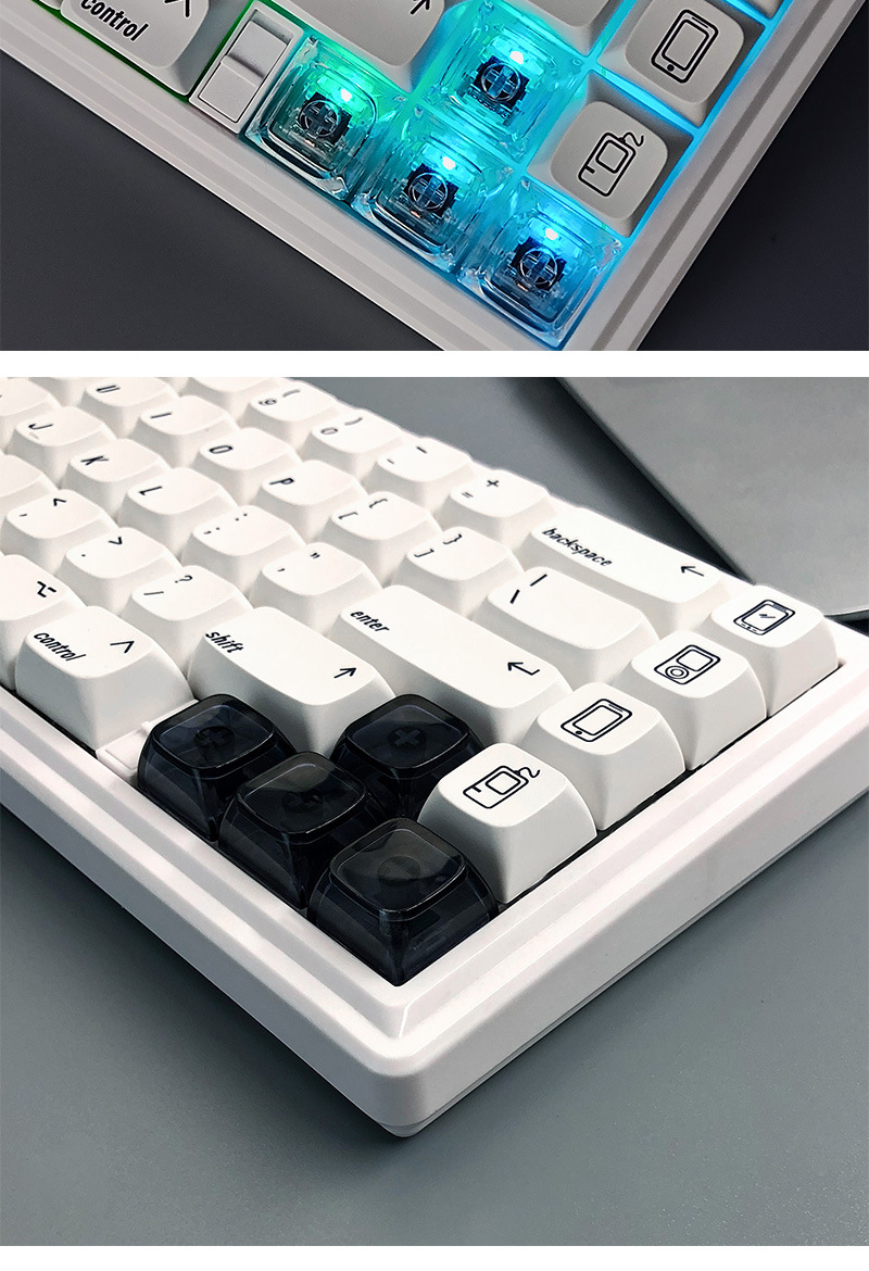 High Transparency Keycaps PC XDA Profile Keycap Custom Keycaps 1U ...