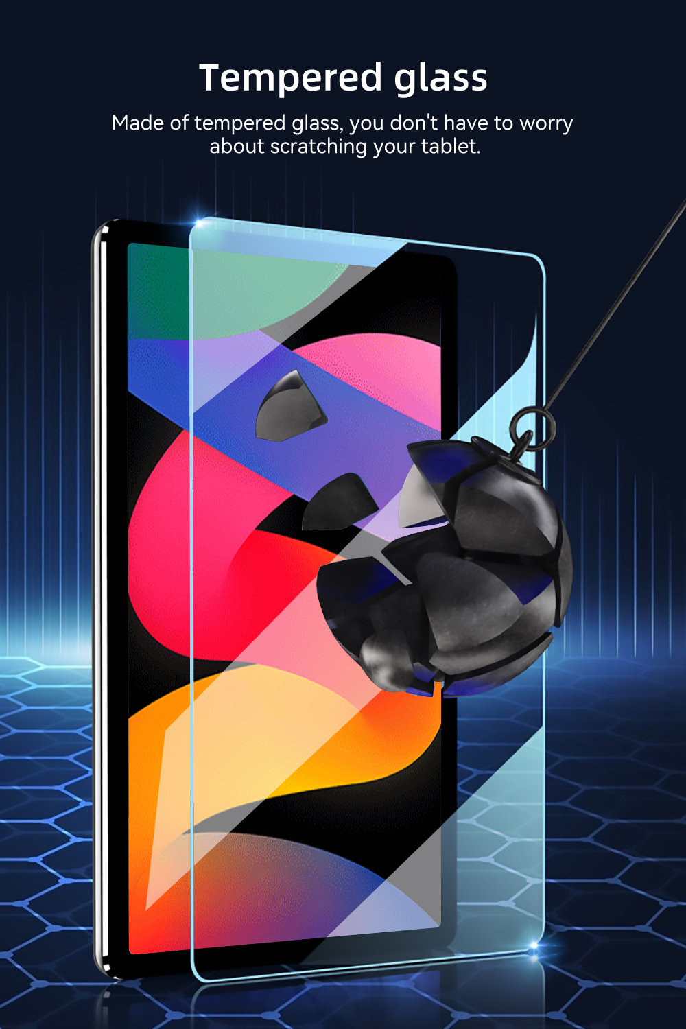 Tempered Glass Screen Protector for Xiaomi Redmi Pad Pro 12.1 inch Pad ...