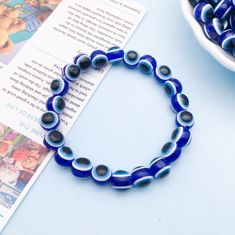 6mm 8mm 10mm Charming Round Resin Eye Beads Devil's Eye Jewelry Beaded ...