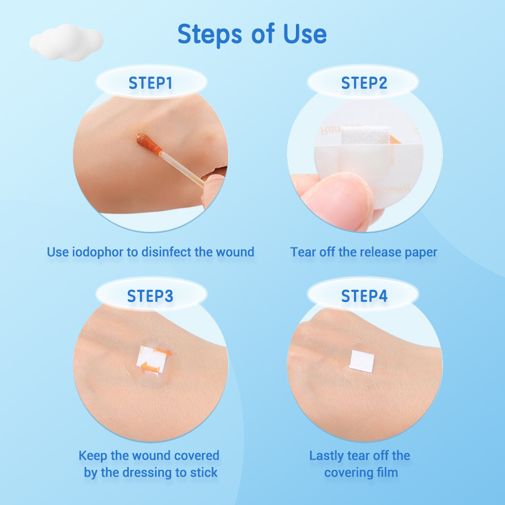 Cofoe Band aid Waterproof Transparent Mini Adhesive Bandage Wound ...