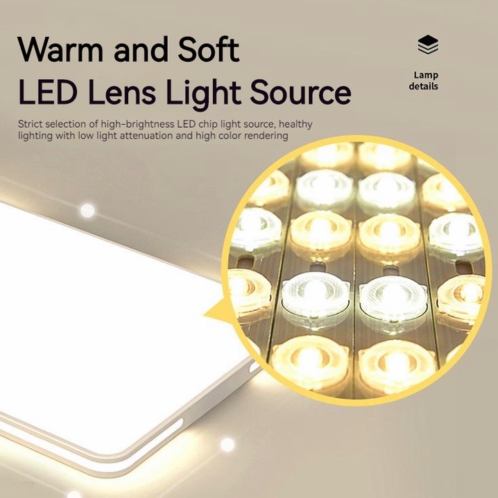 GOGEOUS 3 Colors Ceiling Light Chandelier Tricolor Led Lights Modern ...