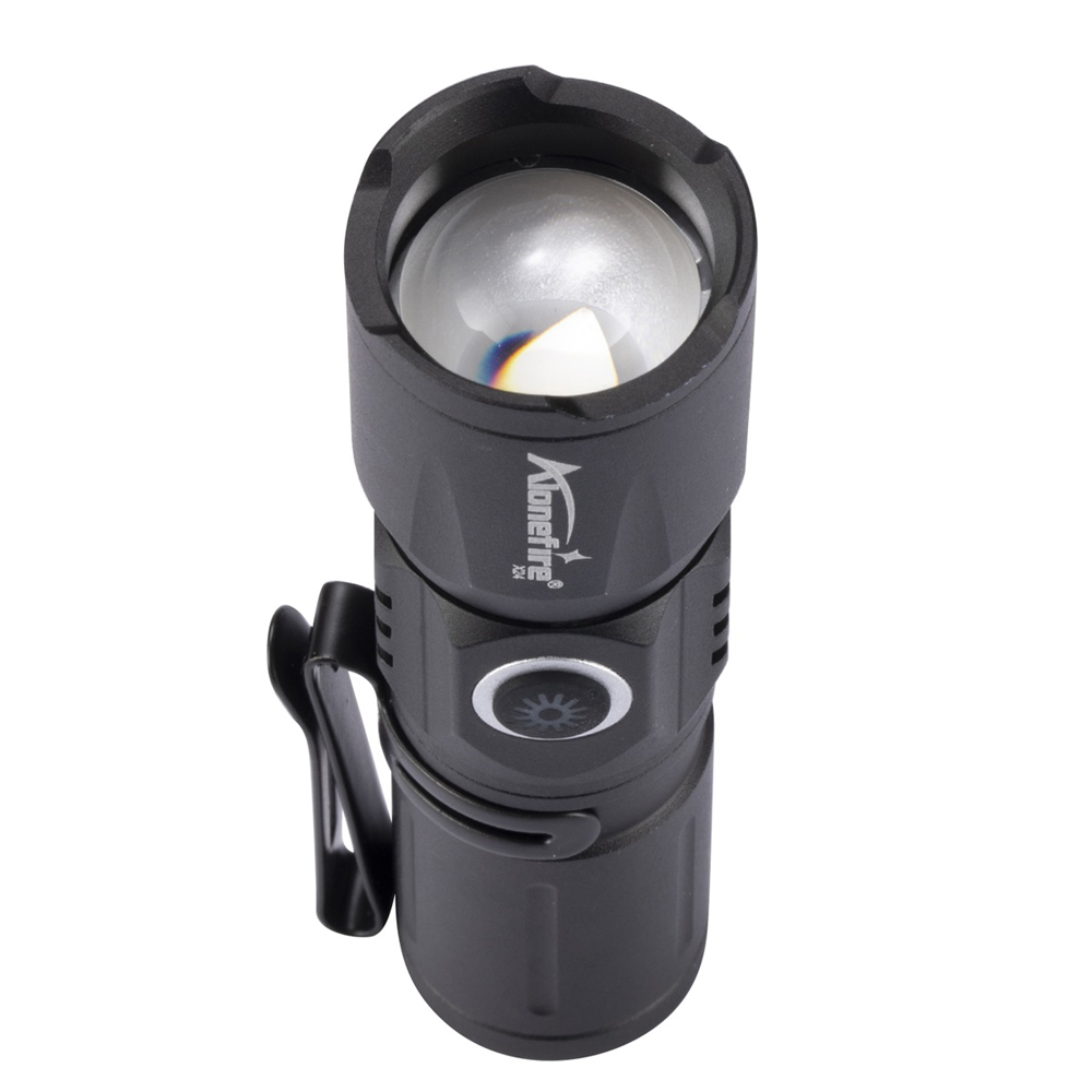 Alonefire X24 Zoom White Beam Light Long Distance Mini Flashlight Type ...
