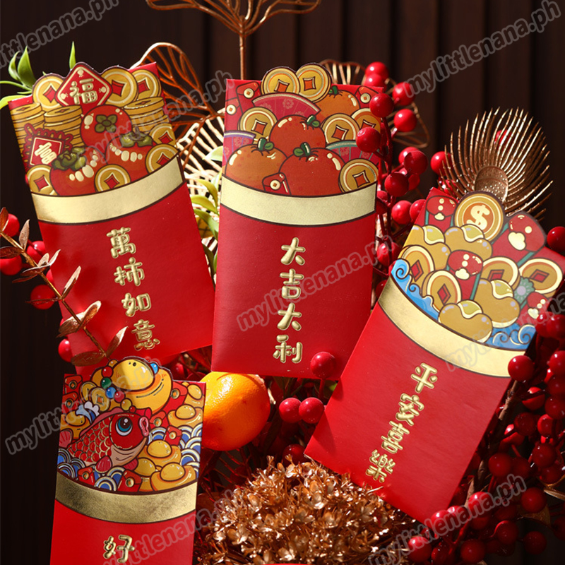 Local Stock (6pcs/bag) 2024 New year Snake Red Packet Money Envelope ...